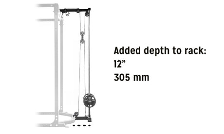 Rack Lat Pulldown / Row Attachment – Light Commercial/Residential Power ...
