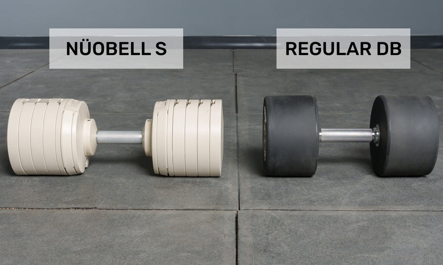 NÜOBELL-S Adjustable Dumbbells - Bells of Steel