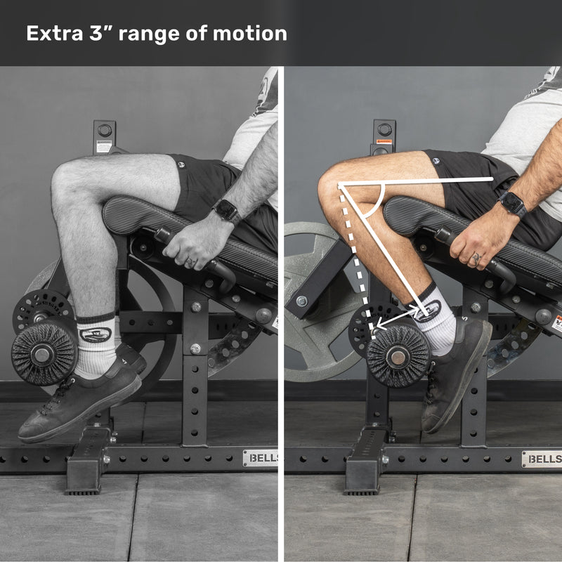 Legacy Leg Extension / Hamstring Curl Machine - Plate Loaded - Bells of ...