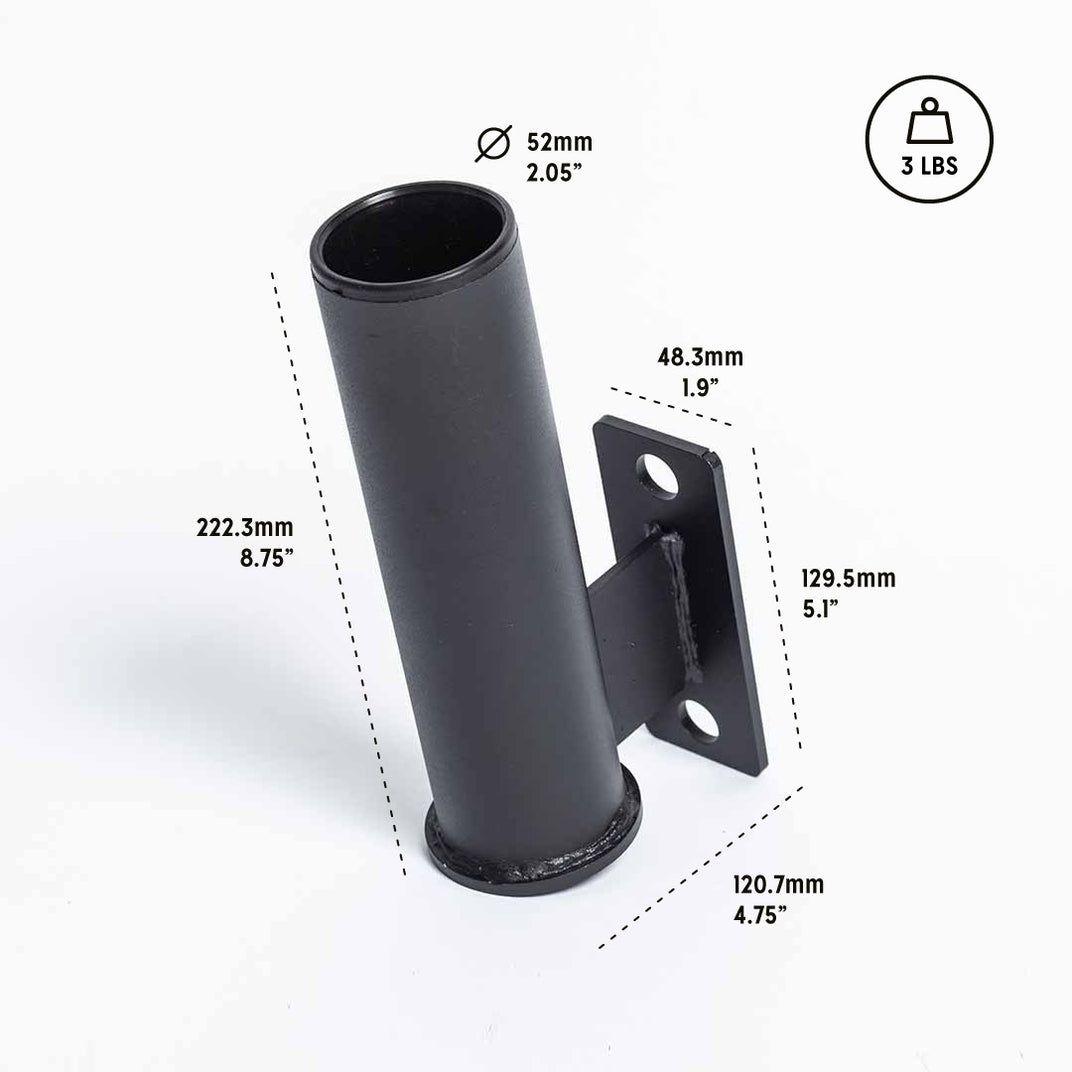 Vertical Mount Barbell Holder Rack Attachment - Bells of Steel